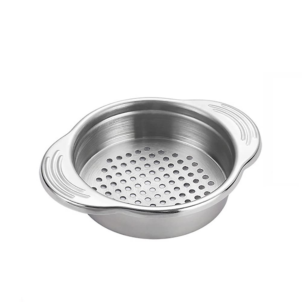 Stainless Steel Food Can Strainer Sieve Metal Tuna Press Filter Canning Lid Colander Oil Drainer Kitchen Tools for Beans Vegetables
