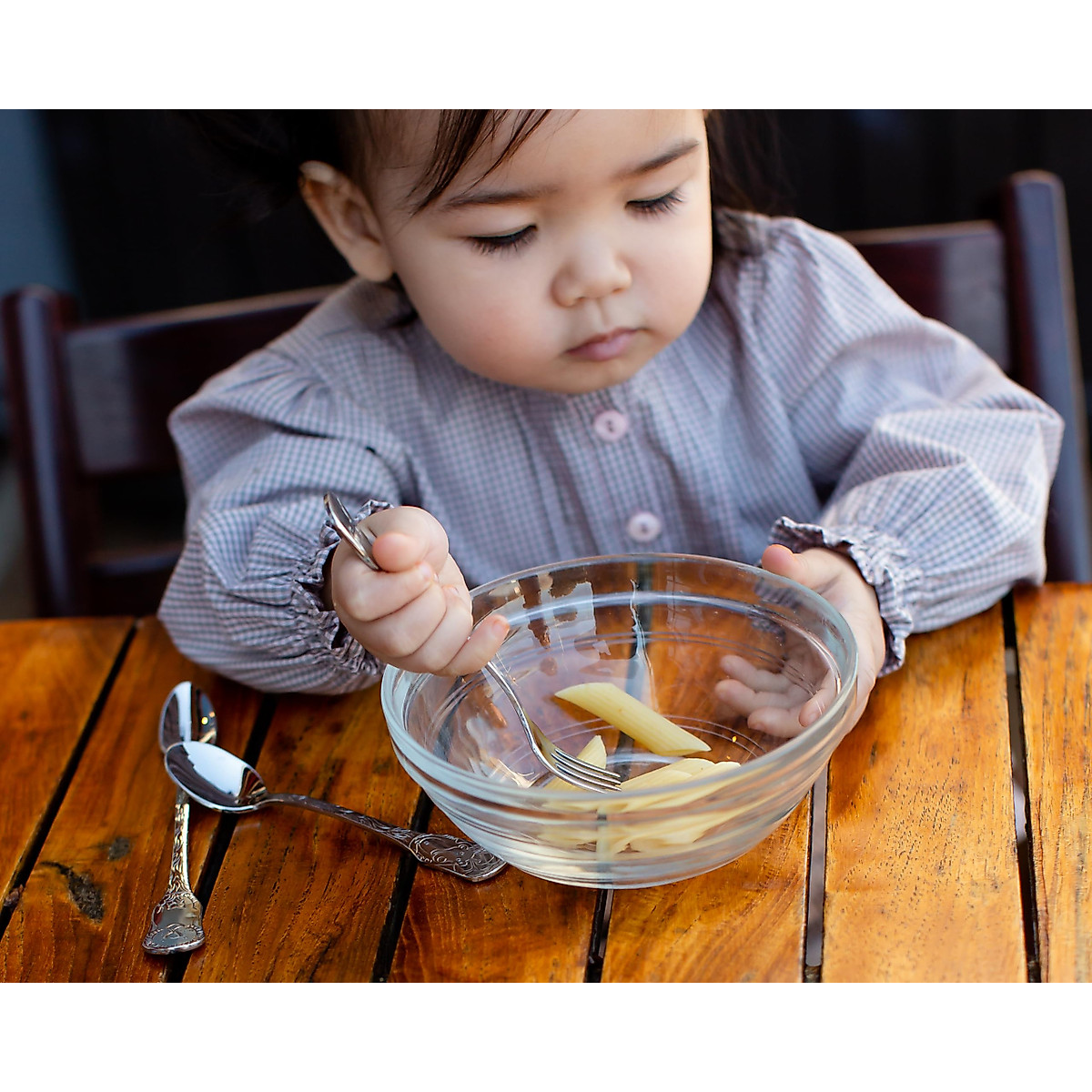 Kleynimals Arctic Friends Baby Flatware - Made in USA