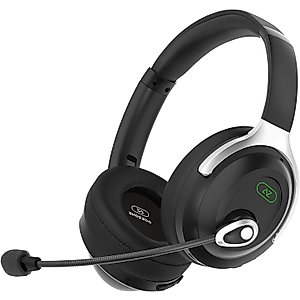 ACEZONE A-Spire - ANC Gaming Headset - Active Noise Cancellation - Noise Cancelling Flip-to-Mute Microphone - Mobile App - Lightweight - Windows PC - PS4 - PS5 - Xbox - Switch - Android - iOS - Mac