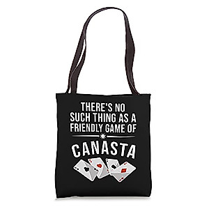 Funny Canasta Card Game Gift | Cute Rummy Player Men Women Tote Bag