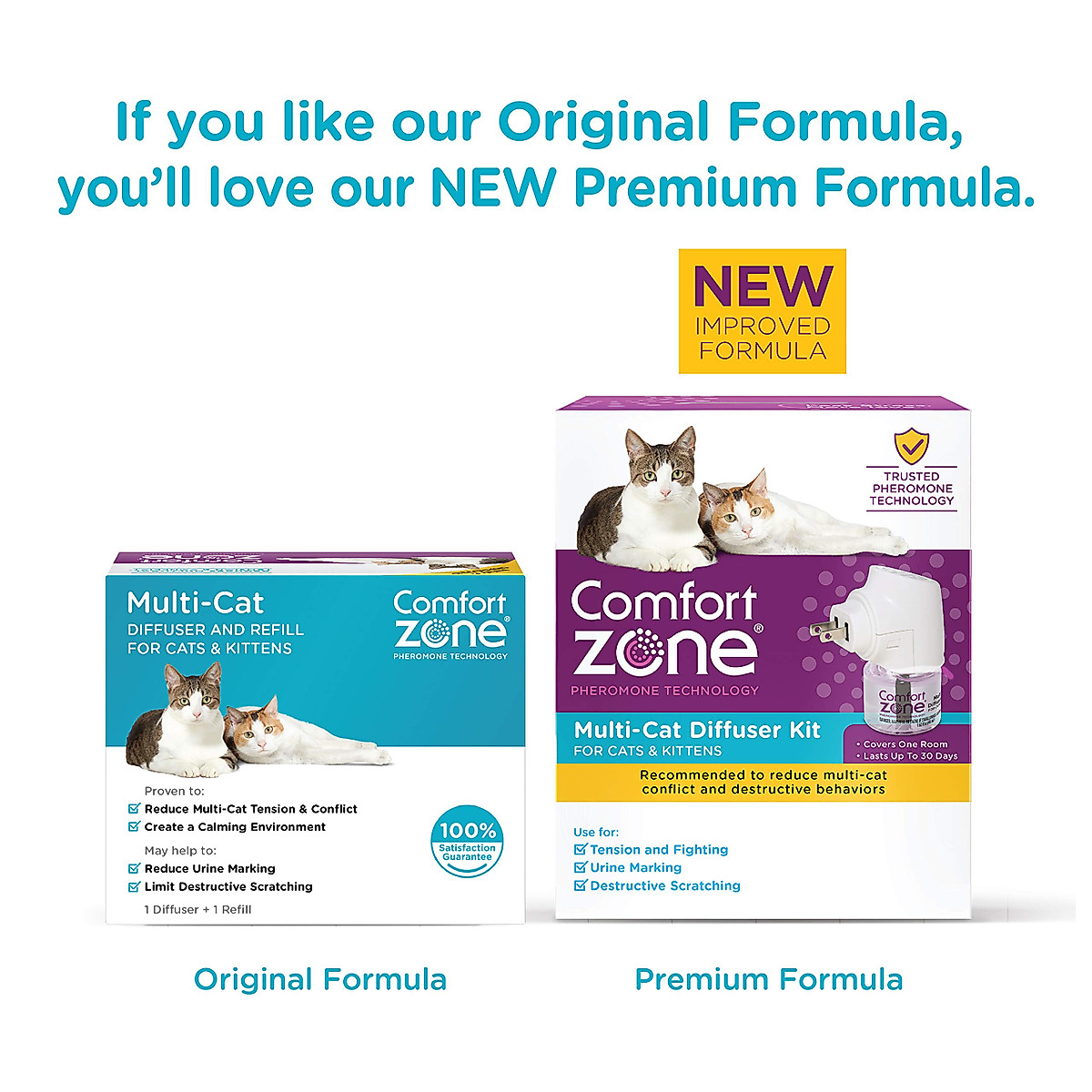 Comfort Zone Basic Multicat Diffuser Refill for Cat Calming, Single Refill (100526066)