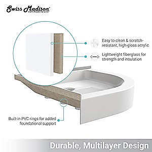 Swiss Madison Well Made Forever SM-SB536 Voltaire Shower Base, White