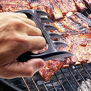 JANEMO Meat Claws,Black Meat Shredder Claws,Use for Shredding, Carving, Handling, Lifting, Pulling Apart Meat