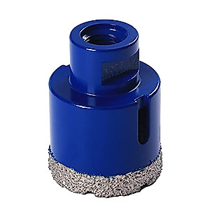 1-3/4 inch Diamond Hole Saw Heavy Duty Masonry Drill Bit for Concrete, Granite, Quartz, Porcelain, Ceramic Tile, Brick Cinder Blocks 5/8"-11 Thread Connection for Angle Grinders 1.75 Diamond Hole Saw
