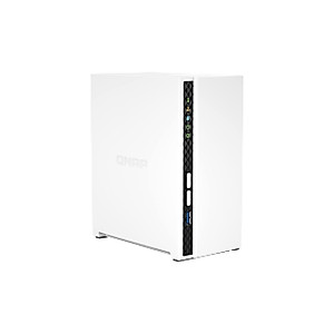 QNAP TS-233-US 2 Bay Affordable Desktop NAS with ARM Cortex-A55 Quad-core Processor and 2 GB RAM