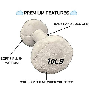 Baby Paper Baby Toys Plush Free Weight Toy | Sensory Toys for Baby Boy & Baby Girl | Toddler Toys Promote Sensory Play | Blue Stuffed Toy Safe for Kids & Infants | Washable, Portable, & Lovable