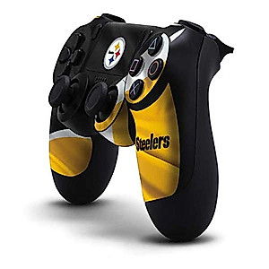 Skinit Decal Gaming Skin compatible with PS4 Controller - Officially Licensed NFL Pittsburgh Steelers Design