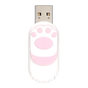 Kafuty-1 USB 2.0 Flash Drive,Cat Paw Cute Shape USB Stick Memory Stick,16GB/32GB/64GB/128GB Portable U Disk USB Memory Stick for Computer Laptop(64GB)
