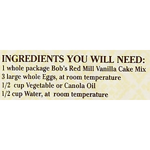 Bobs Red Mill Cake Flour, Vanilla, 19 oz
