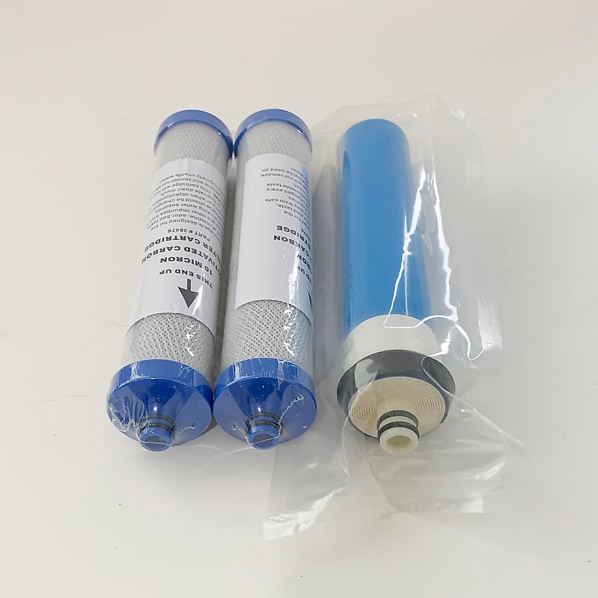 FILSADAE Replacement Filter Set With Membrane compatible for WHER12 and WHER18 Reverse Osmosis System