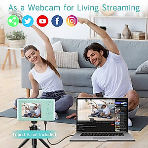 Saneen Digital Camera, FHD 2.7K Cameras for Photography, 44MP Kids Camera Small Mini Compact Digital Camera for Teens, Adults & Beginners with 32GB SD Card, 16X Zoom, Two Rechargeable Batteries-Green