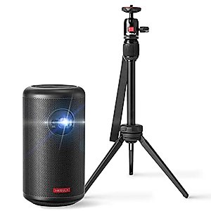 Anker Nebula Capsule Max with Anker Nebula Capsule Series Adjustable Tripod Stand, Aluminum Alloy Portable Projector Stand
