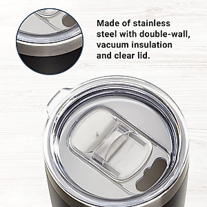 Let's Make Memories Personalized Halloween Witchy Insulated Wine Tumbler - Halloween Party Decor - Customize Name - 12 oz