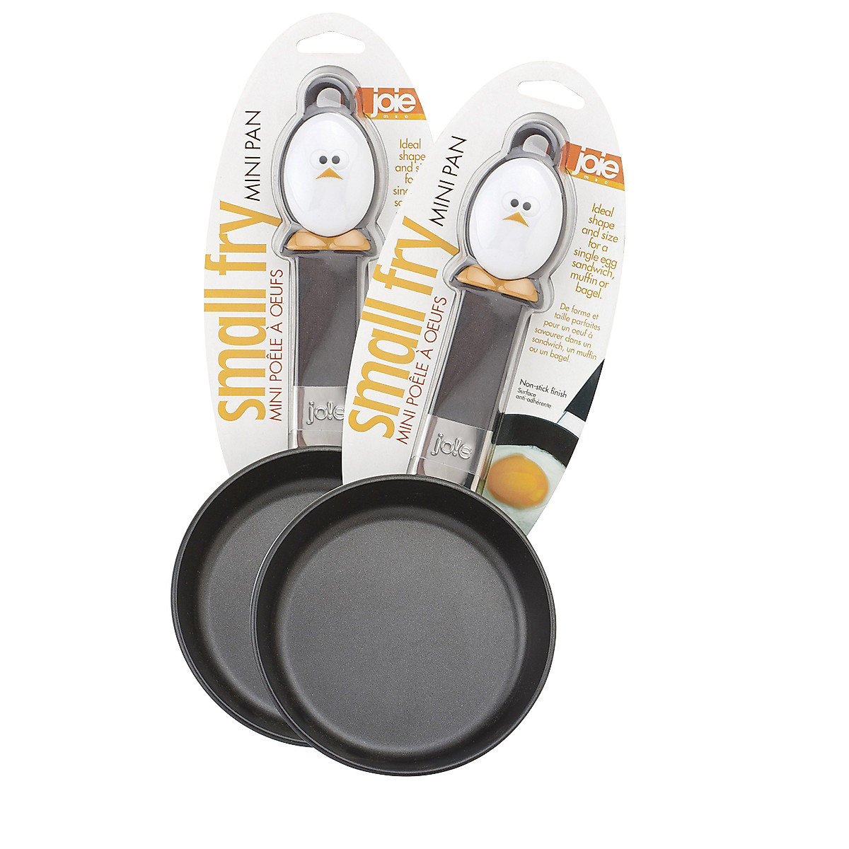 Joie Mini Nonstick Egg and Fry Pan, 4.5” Set of 2