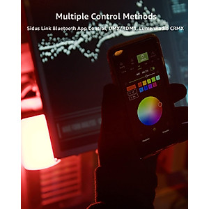 Aputure MC Pro Camera Lights,RGBWW LED Video Lights Lensed Mini LED Panel Full Color Portable Photography Lighting,4200mAh Rechargeable Battery,APP Control, Support Magnetic Attraction