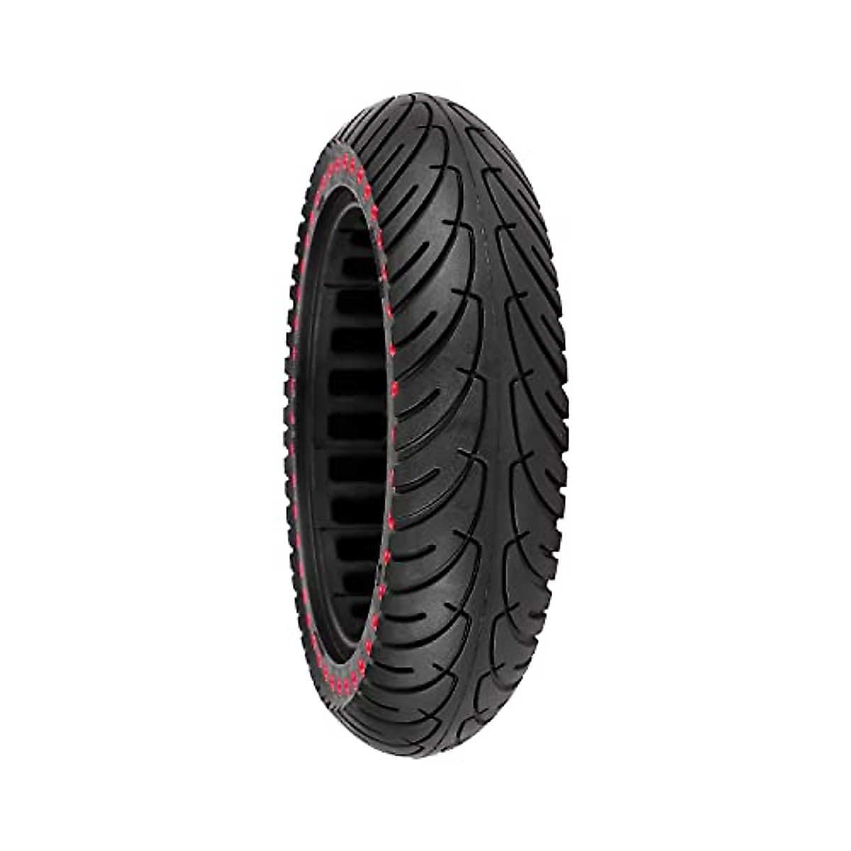 YBang Scooter Honeycomb Solid Tire 8 1/2 × 2 Rubber Tire 8.5 Inch Tubeless Tire for Xiaomi Mi 3/1S/M365/PRO/PRO2 for Gotrax Gxl V2/XR Electric Scooter (2 PCs, Red)