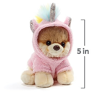 GUND World’s Cutest Dog Boo Itty Bitty Boo Unicorn Stuffed Animal Plush, 5"