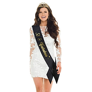 50th Birthday Sash & Rhinestone Tiara Kit, Happy 50th Birthday Party Supplies for Women, 50 & Fabulous Birthday Gifts,Birthday Crown for Women 50th Birthday Party Decorations