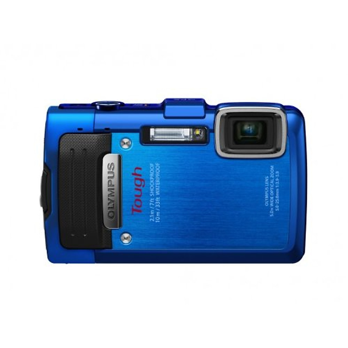Olympus Stylus TG-830 iHS Digital Camera with 5x Optical Zoom and 3-Inch LCD (Blue) (Old Model)