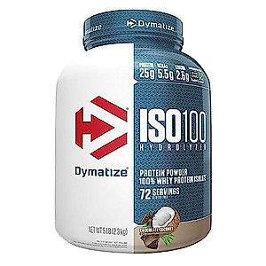 Dymatize ISO 100 Hydrolyzed Whey Protein Isolate - Gourmet Chocolate 1.6 lbs