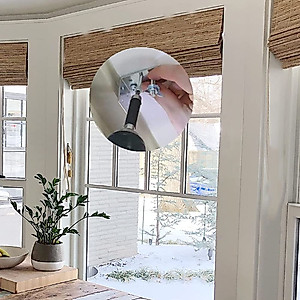 BOOHAO 4 pcs Roman Shade Wall L Bracke Mounting Installation L-Brackets for Roman Shade Home Window Drapery Bracke