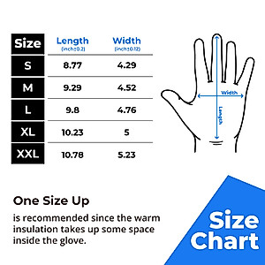 toolant Winter Leather Work Gloves, Warm Thinsulate Lining for Cold Weather Work, 100% Full Grain Cowhide with Abrasion and Puncture Resistance, Size Large