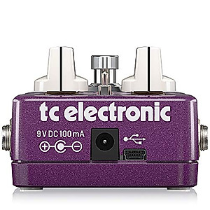 TC Electronic VORTEX FLANGER Outstanding TonePrint-Enabled Flanger Pedal with 2 Built-In Flanger Modes, Deep Control and Stereo I/O