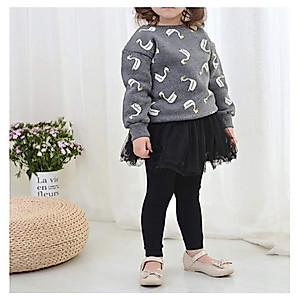 5 Pairs Girls Tights Cable Knit Leggings Footless Pants Pantyhose Stockings for Infants Toddlers