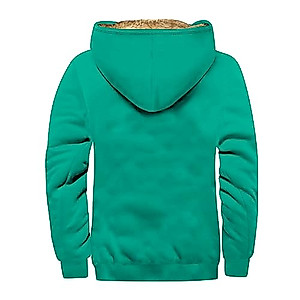 Ymosrh Hoodie, Mens Zip Up Hoodies Pullover Sweatshirts Casual Thick Hoodie For Men Thin Sweater Hoodie Sweatshirt Blank Cheap Black Sweatshirt Hoody Man Men's Hooded Sweatshirts (L, Green)