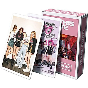 KPOPBP Kpop 54pcs Black Pink LOMO Cards Merchandise Kill This Love Photocard Set Gifts for BLINK Daughter