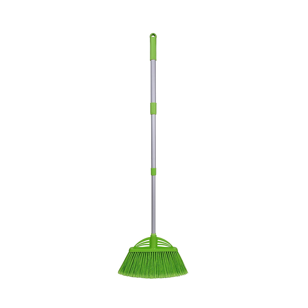 Xifando Mini Broom and Dustpan and Telescopic Rod Long Handle Broom, Camping Cleaning Tools, Light Blue and Green