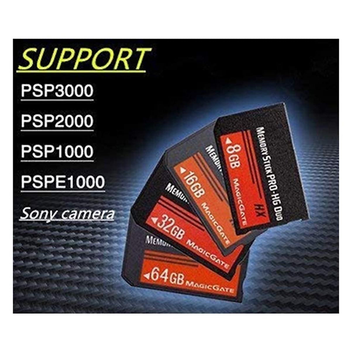 Original 64GB Memory Stick PRO-HG Duo HX64gb MagicGate for PSP Accessories Memory Card