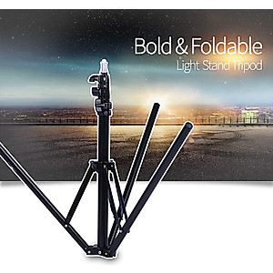 Webcam Tripod Compatible with Logitech Webcam C920s StreamCam Brio C922 C930 C925e C615, 63 inches Aluminum Tripod Stand, Black