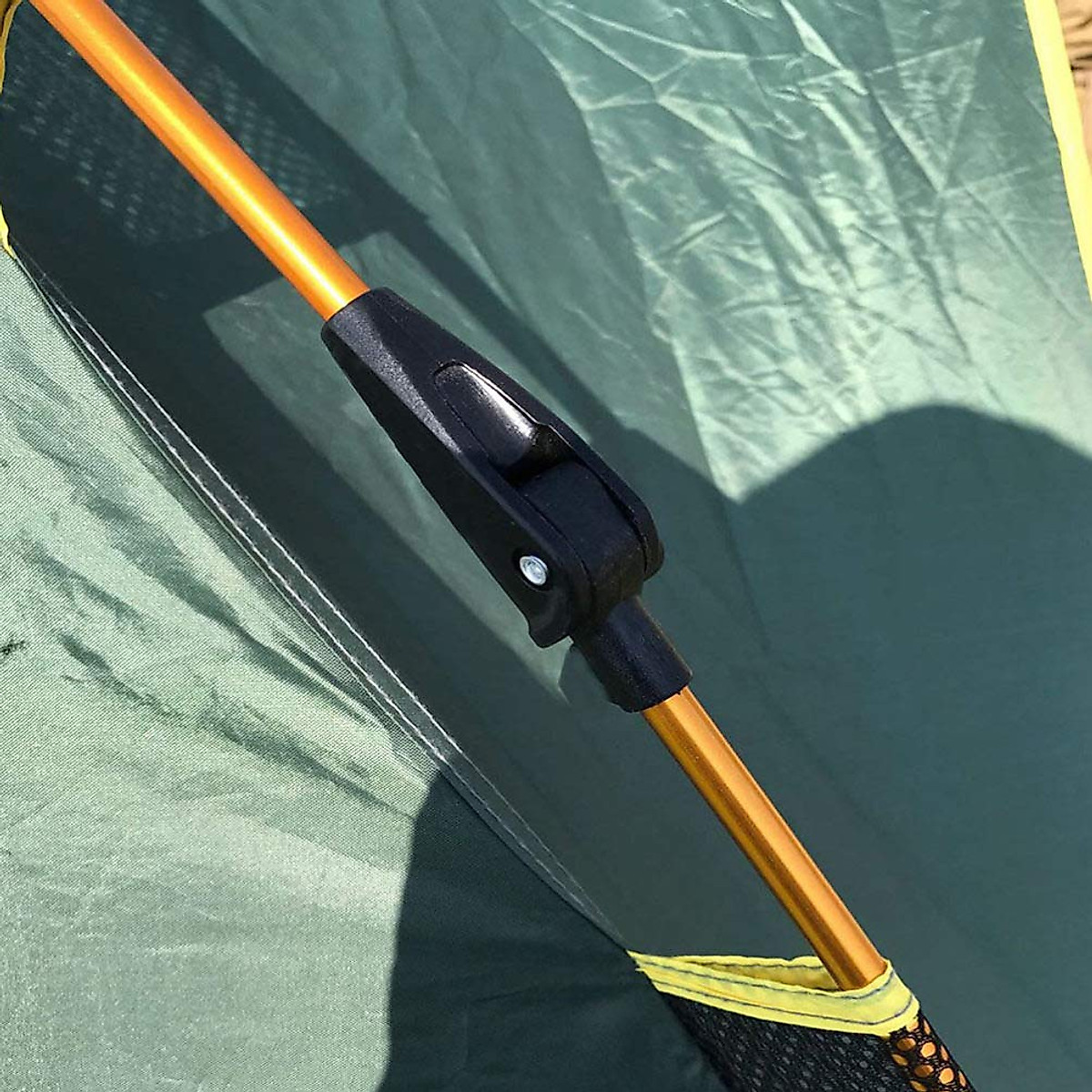 VICASKY 4 Pcs Tent Accessory Folding Joint Camping Supplies Plastic Support Rod Tent Pole Repair Kit Automatic Tent Support Components Joint Parts