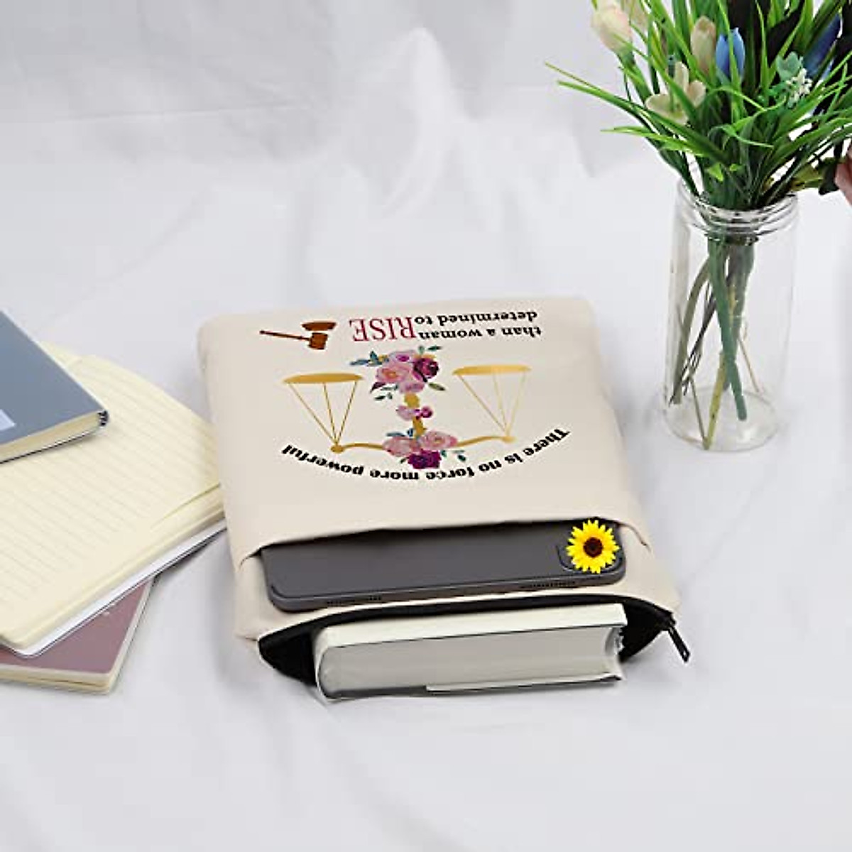 Lawyer Book Sleeve Law School Graduation Gift Law Student Book Protector Judge Student Gift Female Attorney Book Cover