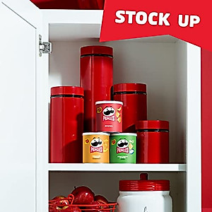 Pringles Potato Crisps Chips, Lunch Snacks, Office and Kids Snacks, Grab N' Go Snack Pack, Variety Pack, 13.7oz Tray (10 Cans)