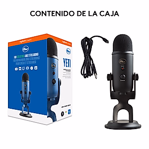 Blue Yeti USB Microphone - Blackout Edition (Renewed)