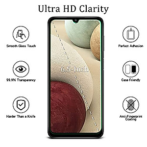 MAYtobe [2 Pack] Designed for Samsung Galaxy A02s, A02 Screen Protector Tempered Glass, Anti Scratch, Bubble Free, Case Friendly, Easy to Install