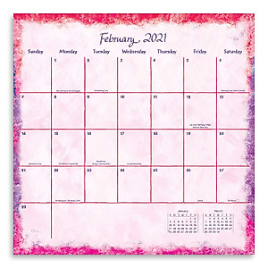 Blue Mountain Arts 2021 Wall Calendar "Mom, Thank You for a Lifetime of Love" 12 x 12 in. 12-Month Hanging Wall Calendar Is a Sweet Gift for a Wonderful Mother