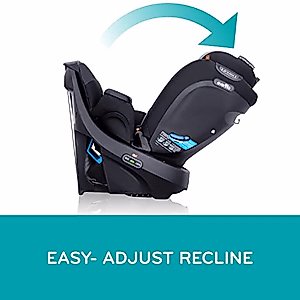 Evenflo Revolve360 Extend All-in-One Rotational Car Seat with Quick Clean Cover (Rowe Pink)