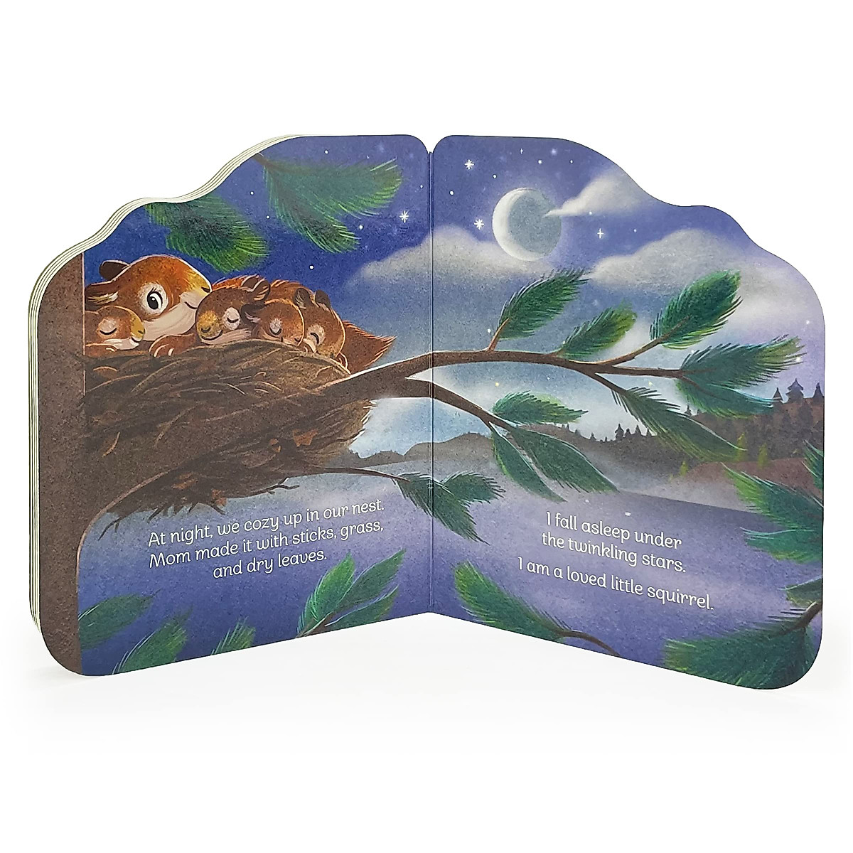 A Little Squirrel - An Animal-Shaped Children's Board Book, Ages 1-5