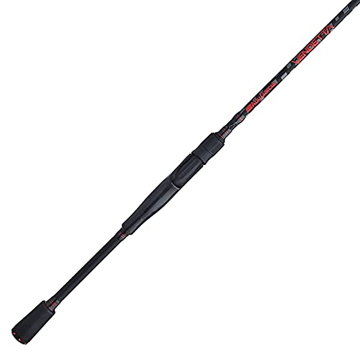 Abu Garcia Vendetta Casting Fishing Rod, Black, 6'6" - Medium - 1pc