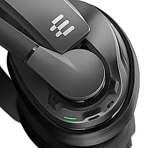 Sennheiser GSP 370 Over-Ear Wireless Gaming Headset, Low-Latency Bluetooth,Noise-Cancelling Mic, Flip-to-Mute, Audio Presets - PC, Mac, Windows, and PS4 Compatible - Black