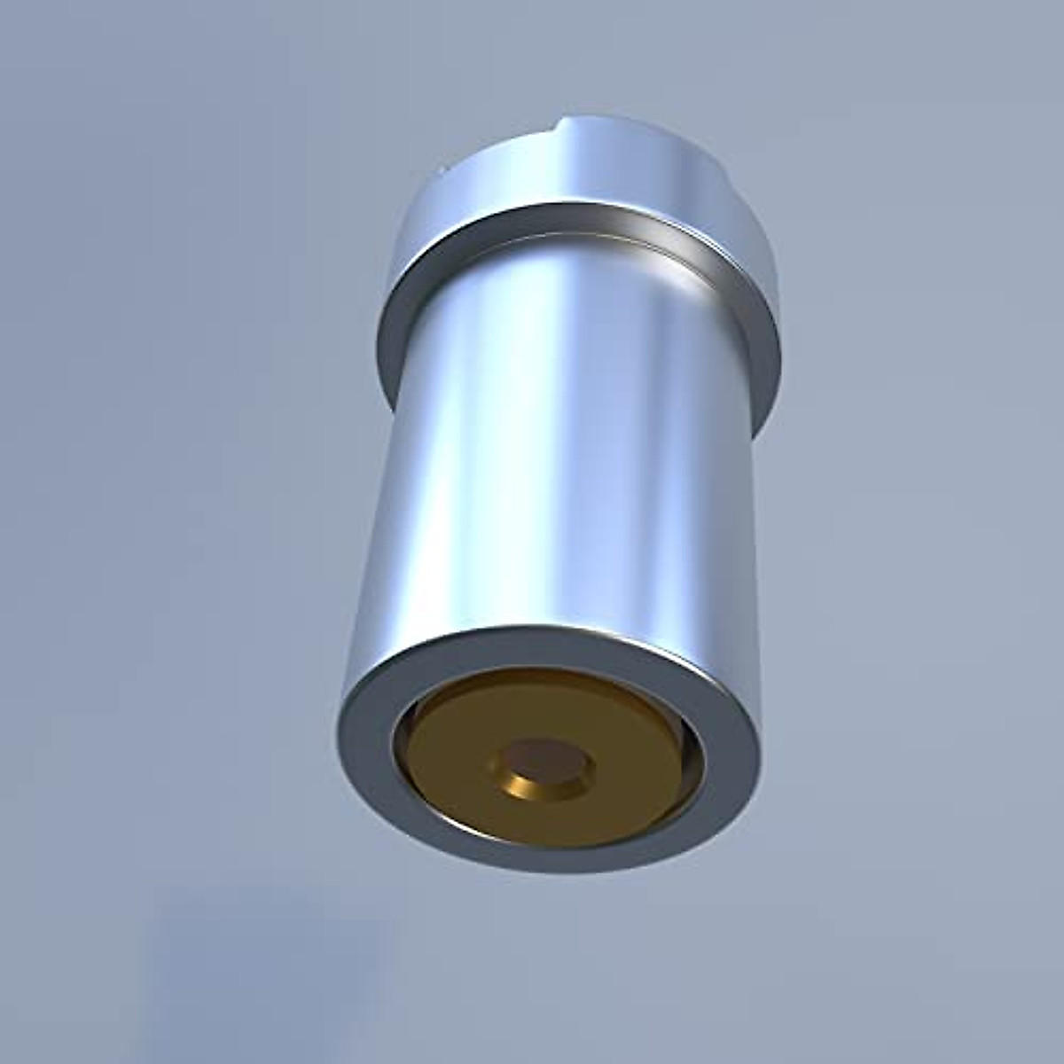 4 Pack 510 Thread Magnetic Ring Adapter Gold Thread Magnetic Adapter 510 Magnetic Connector Premium Brass Magnetic Connector Extension(Silver)