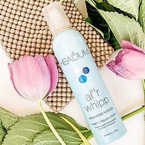 aiHr Whipp Mousse for Volumizing Fine, Thin Hair Weightless Clean Volume Thickening Quick Fix Hair Styling Foam Fortified with Wheat Germ Oil, Sunscreen UV Protection by Healium Hair