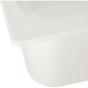 Carlisle FoodService Products CM110102 Coldmaster ABS Standard Half-Size Food Pan, 6 quart Capacity, 12.73" x 10.36" x 5.59", White