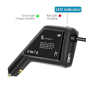 3 in 1 Car Charger for DJI Mini 3/3 Pro for DJI RC Remote Controller Battery Drone Accessories