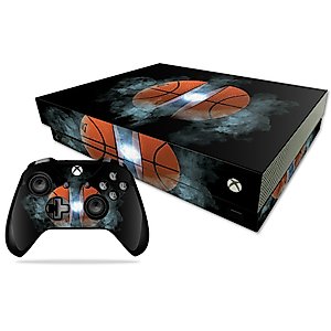 MightySkins Skin Compatible with Microsoft Xbox One X - Basketball Orb | Protective, Durable, and Unique Vinyl Decal wrap Cover | Easy to Apply, Remove, and Change Styles | Made in The USA