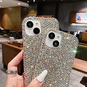 redecarie for Galaxy Note 10 Plus Case,Luxury Bling Glitter Diamond Shiny Sparkle Crystal Rhinestone Women Girls Kids Clear Protective Phone Cover for Samsung Galaxy Note 10 Plus