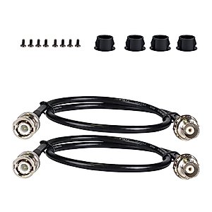 Phenyx Pro BNC Connecting Cables, BNC Cable 50 cm/1.6 FT for Front-Mounting Antennas, Compatible with Wireless Systems (ANTK-CBL)